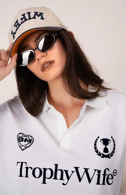 BRIDEMERCH Brdemerch Wifey Collegiate Trucker Hat