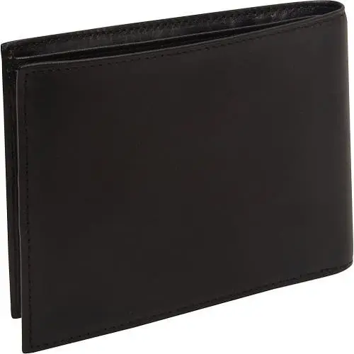 Bosca Nappa Vitello Bifold Wallet With Card/id Flap