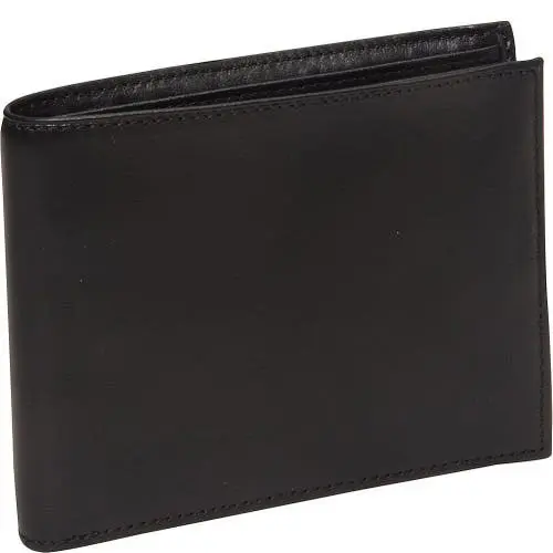 Bosca Nappa Vitello Bifold Wallet With Card/id Flap