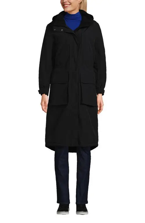 LANDS' END Squall Waterproof Insulated Winter Stadium Coat