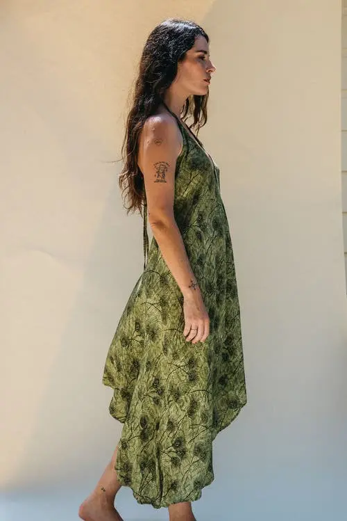 SUN CHILD Classic Silk Dress Carly
