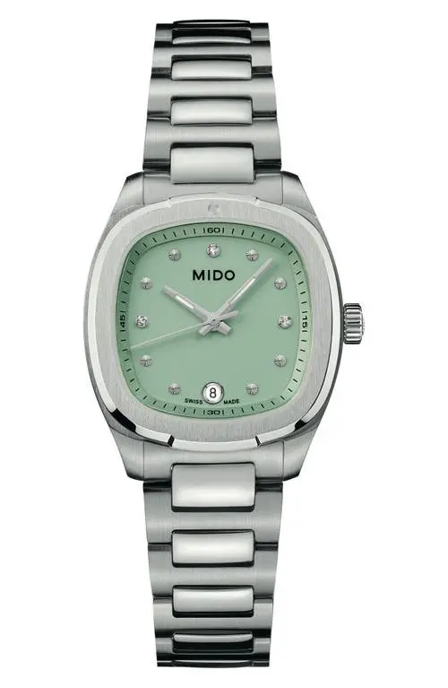 MIDO Multifort Tv Diamond Bracelet Watch