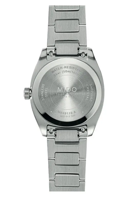 MIDO Multifort Tv Diamond Bracelet Watch