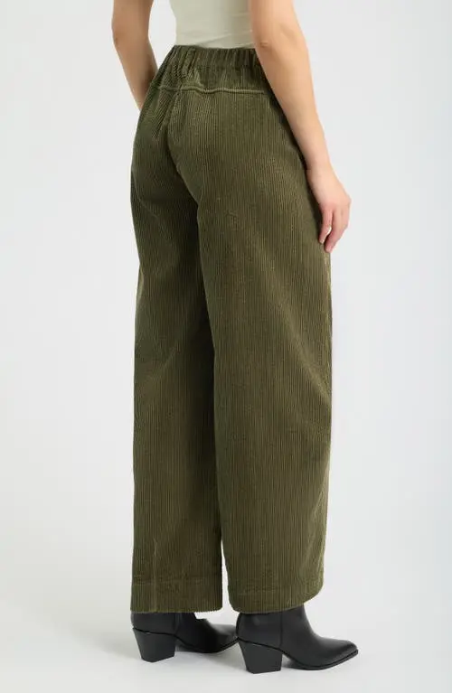 Wit & Wisdom Skyrise Barrel Leg Corduroy Pants