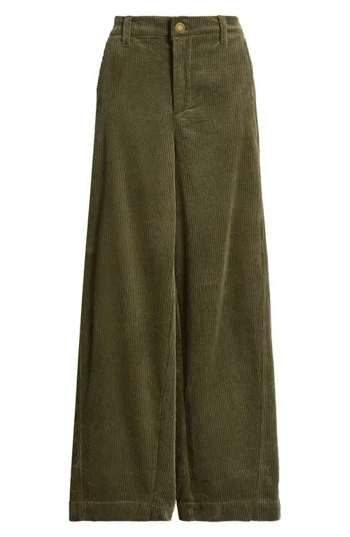 Wit & Wisdom Skyrise Barrel Leg Corduroy Pants