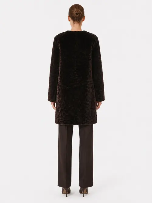 MINE BILGI Vivage Reversible Shearling Coat