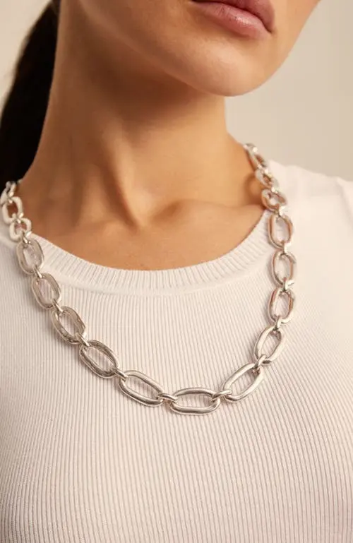UNODE50 Sterling Plated Link Necklace