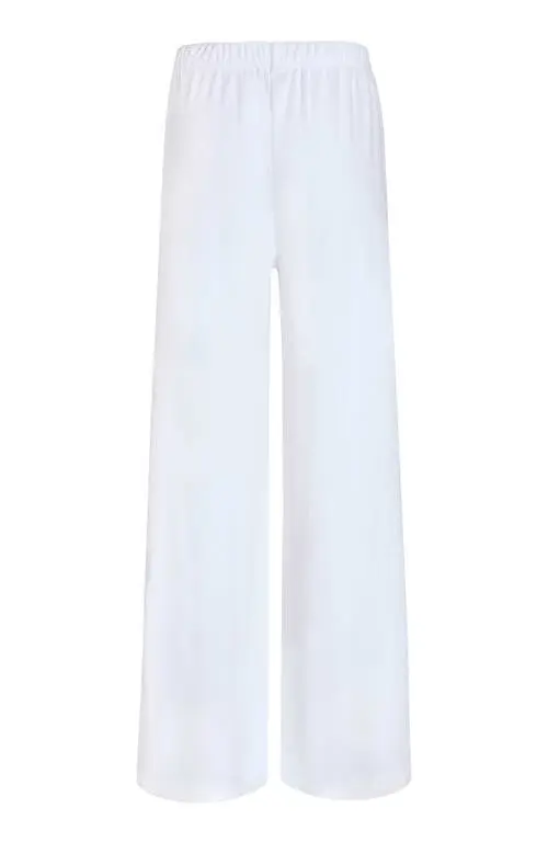 BRIDEMERCH Terry Bride Wide Leg Pants