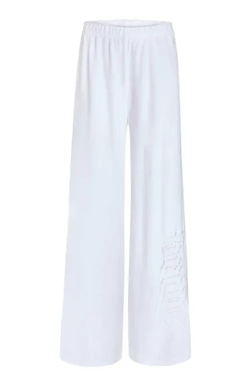 BRIDEMERCH Terry Bride Wide Leg Pants