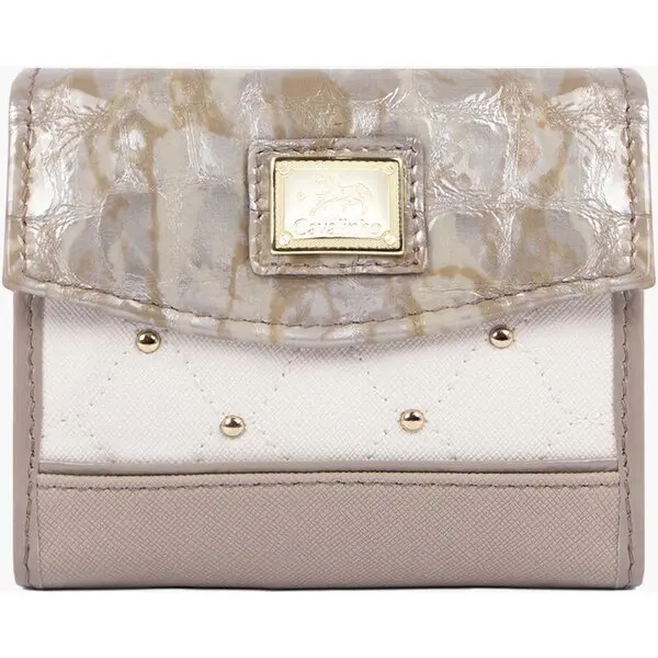 CAVALINHO Craft 530 Mini Wallet - Beige/white
