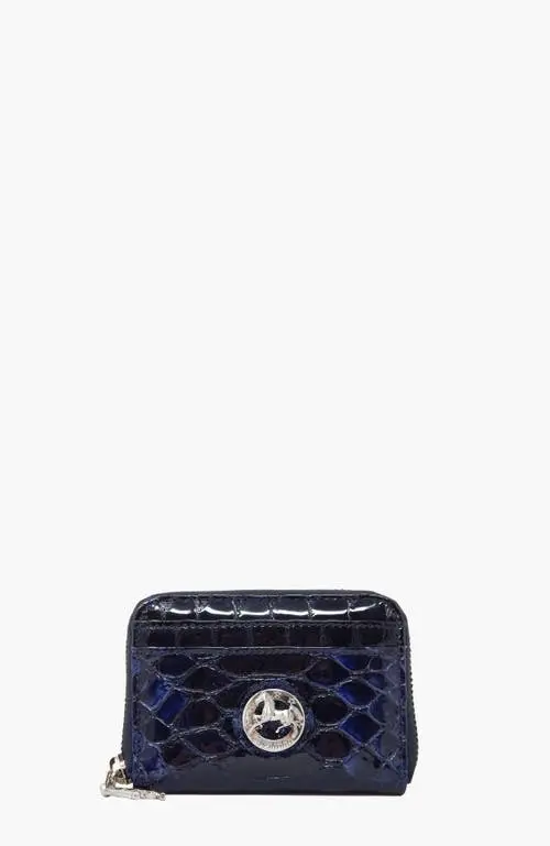 CAVALINHO Gallop 275 Patent Leather Card Holder - Navy