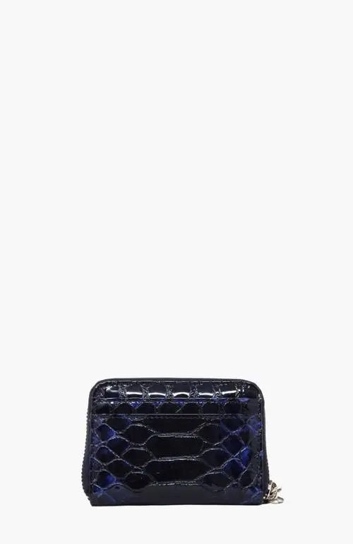 CAVALINHO Gallop 275 Patent Leather Card Holder - Navy