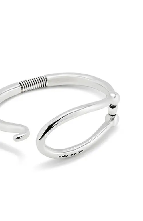 UNODE50 Sterling Plated Rigid Bracelet With Link