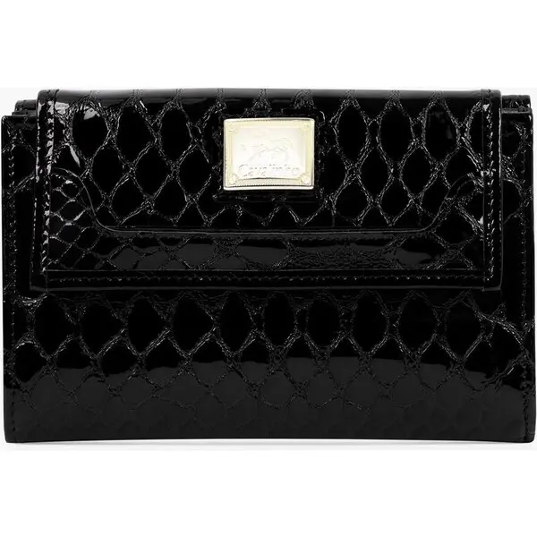 CAVALINHO Gallop Patent Leather Wallet 202 - Black