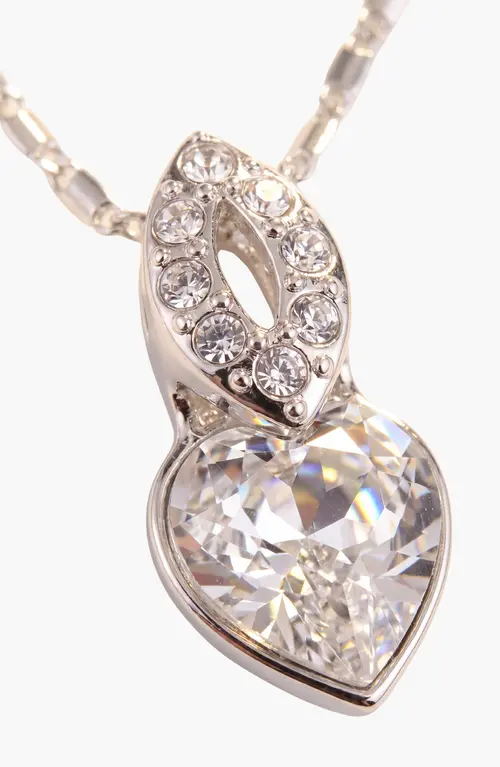 MODENAIRE Crystal Heart Pendant Necklace