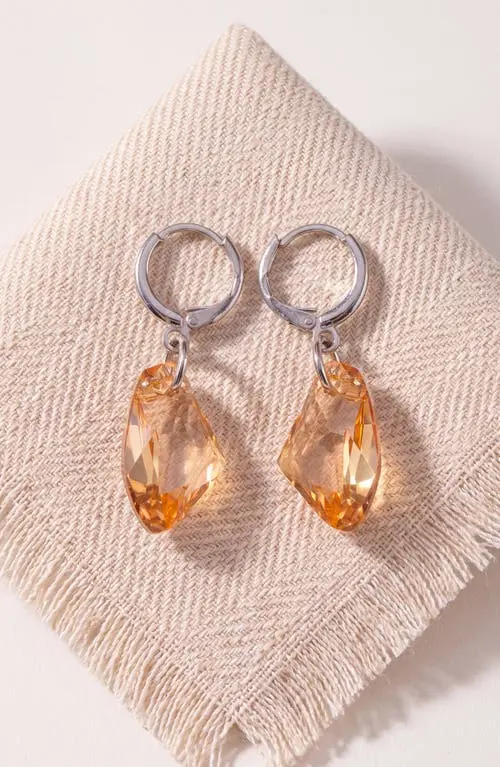 MODENAIRE Crystal Drop Earrings