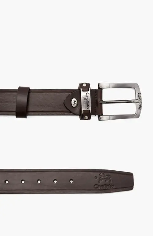 CAVALINHO Gentleman 512 Leather Belt With Silver Buckle