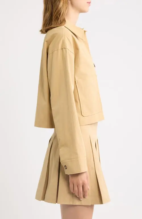 PETAL & PUP Mattie Crop Trucker Jacket