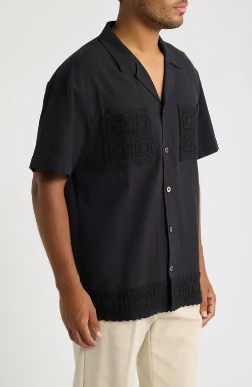 CHE Ingo Cotton & Linen Camp Shirt