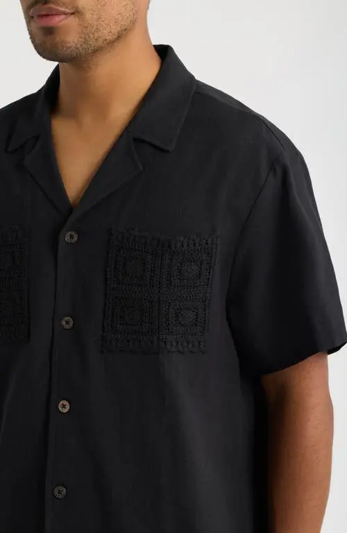 CHE Ingo Cotton & Linen Camp Shirt