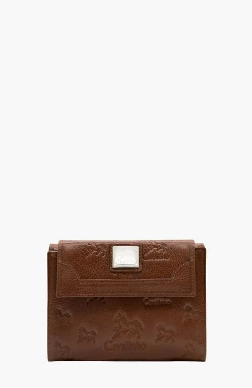CAVALINHO Cavalo Lusitano 204 Leather Wallet - Camel Brown