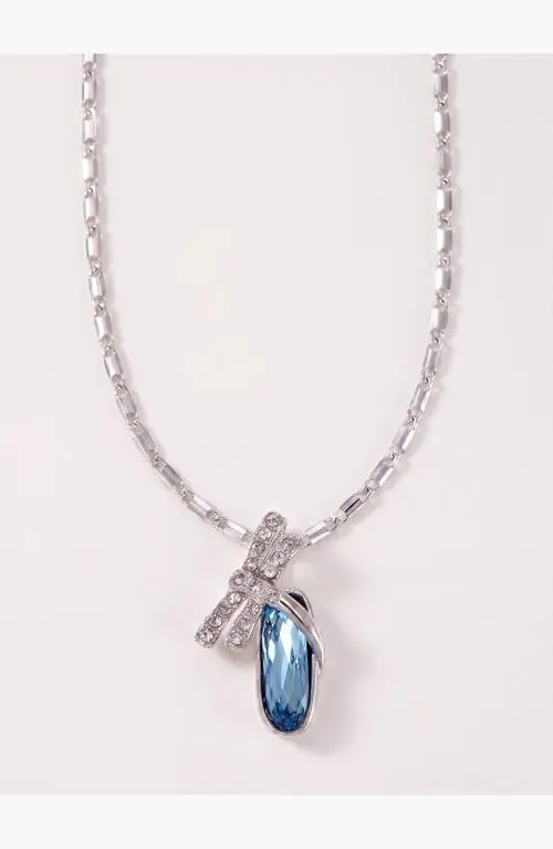 MODENAIRE Dragonfly Egg Crystal Pendant Necklace