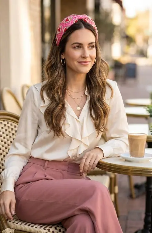HAIR DRAMA CO. Embellished Headband With Heart Motifs