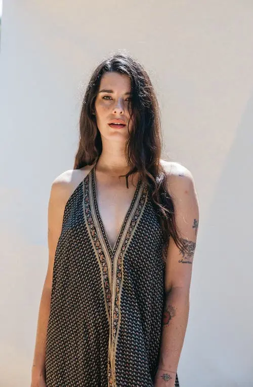 SUN CHILD Classic Silk Dress