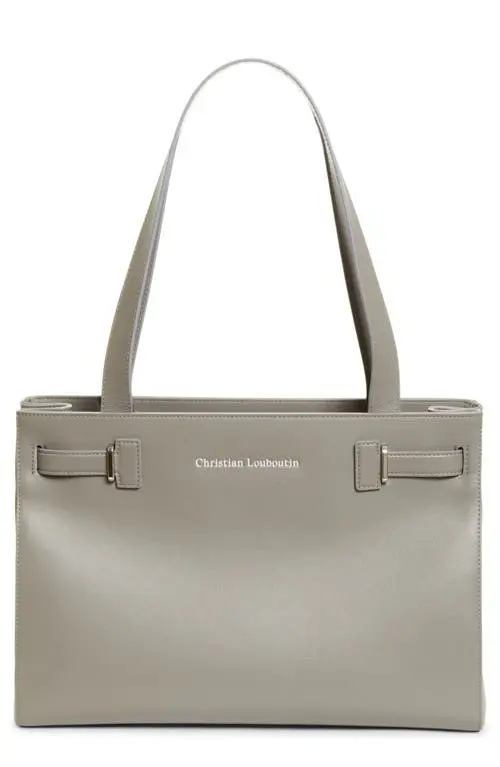 CHRISTIAN LOUBOUTIN Small East-west Tote - I813 - Phantom Grey