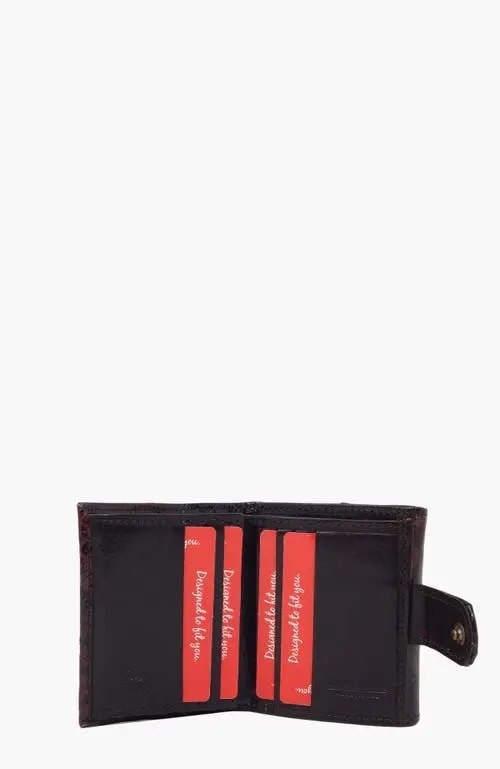 CAVALINHO Gallop 530 Mini Patent Leather Wallet - Brown