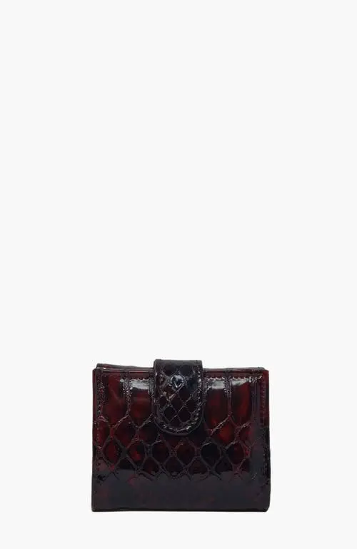 CAVALINHO Gallop 530 Mini Patent Leather Wallet - Brown