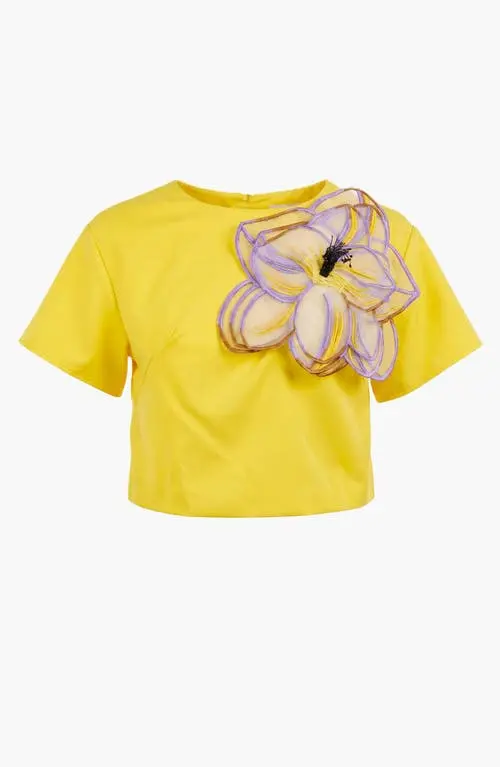 MODENAIRE Floral Embroidered Two-piece Set