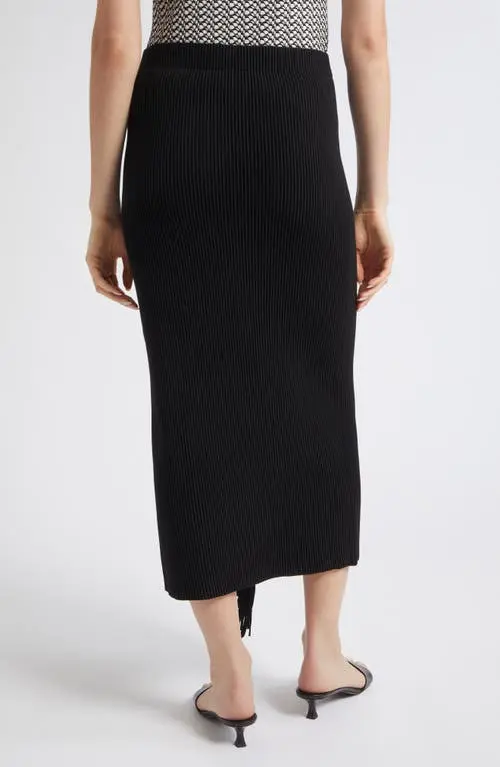 Emporio Armani High Waist Fringe Skirt