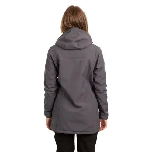 TRESPASS Kristen Longer Length Hooded Waterproof Jacket
