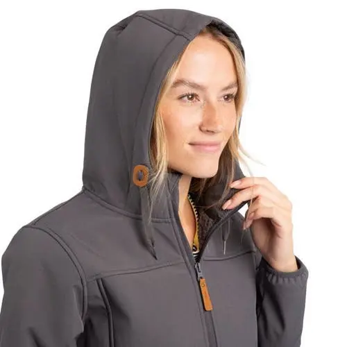 TRESPASS Kristen Longer Length Hooded Waterproof Jacket