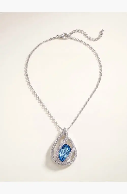 MODENAIRE Crystal Orb Cage Pendant Necklace