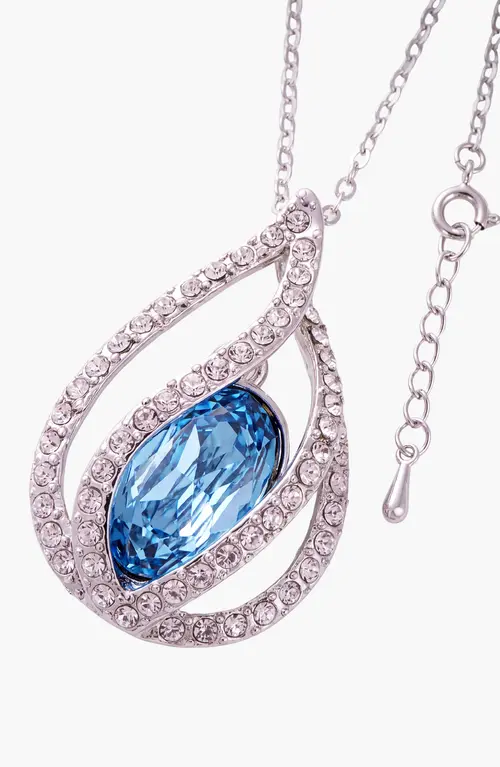 MODENAIRE Crystal Orb Cage Pendant Necklace
