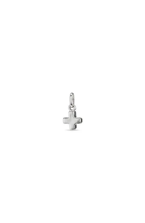 UNODE50 Sterling -plated Cross Charm