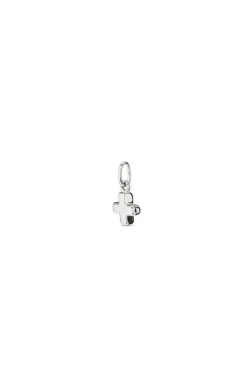 UNODE50 Sterling -plated Cross Charm