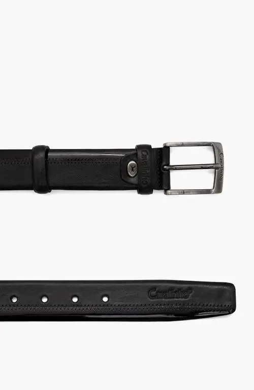 CAVALINHO Classic Smooth And Patent Leather Belt