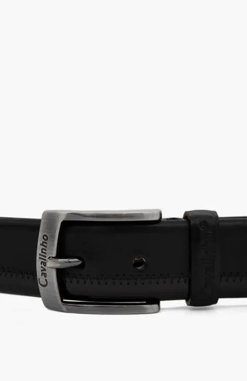 CAVALINHO Classic Smooth And Patent Leather Belt