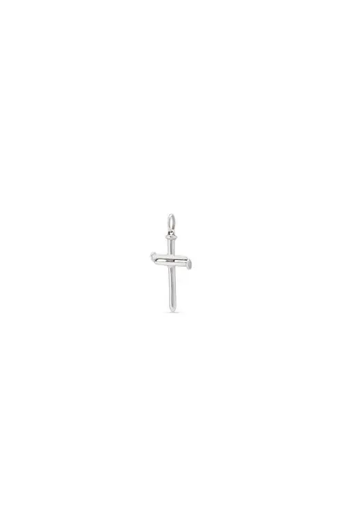 UNODE50 Sterling -plated Cross Charm