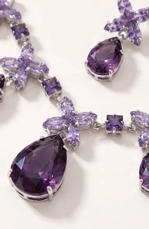 MODENAIRE Crystal Necklace And Earrings Set