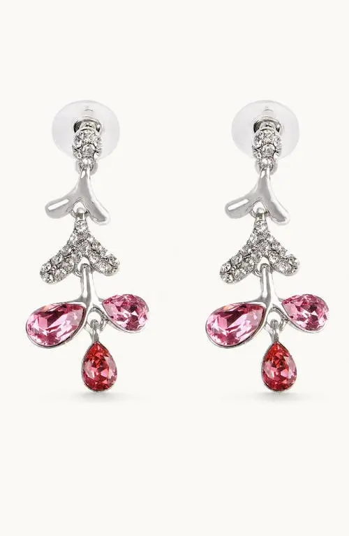 MODENAIRE Elegant Sparkling Gem Drop Earrings