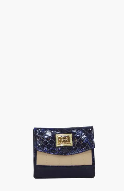 CAVALINHO Grace 530 Mini Wallet - Navy/beige