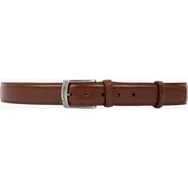CAVALINHO Classic Leather Belt - Camel Brown