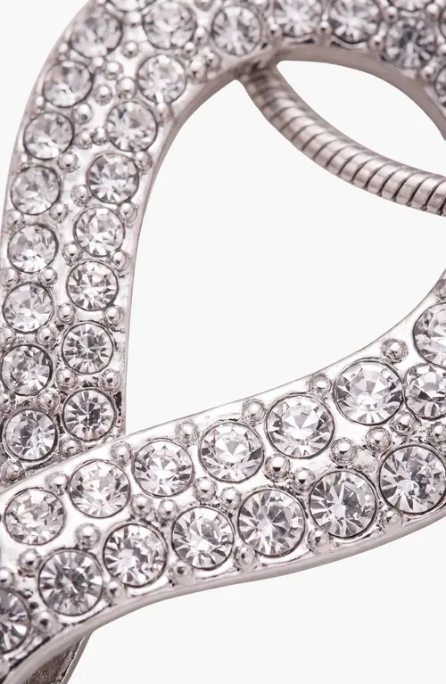 MODENAIRE Crystal Infinity Teardrop Pendant Necklace
