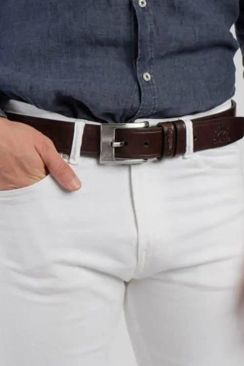 CAVALINHO Gentleman Smooth Leather Belt - Brown