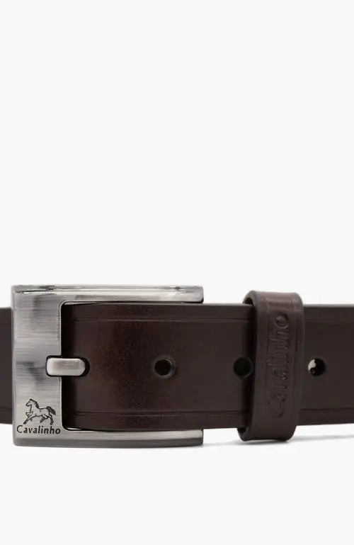 CAVALINHO Gentleman Smooth Leather Belt - Brown