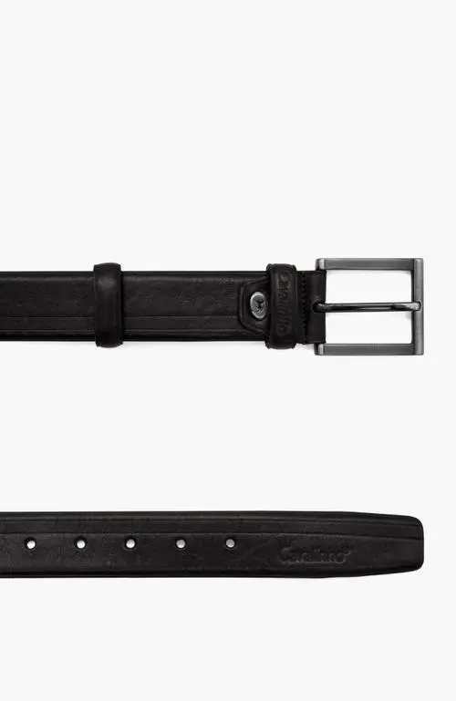 CAVALINHO Classic Embossed Leather Belt